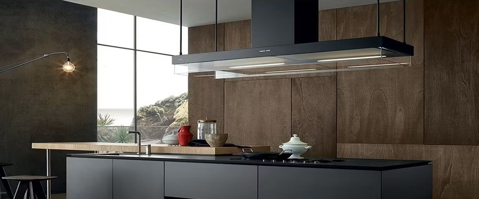 Island cooker hoods| Island-Mounted Kitchen Extractors | 120cm