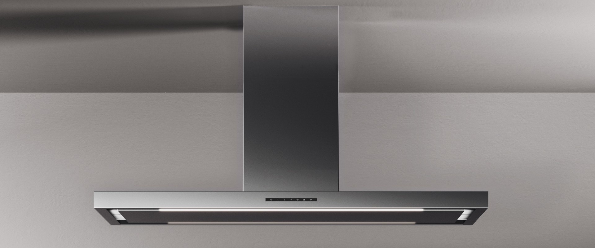 Kitchen island cooker hood | Island Mounted Extractors | 90cm
