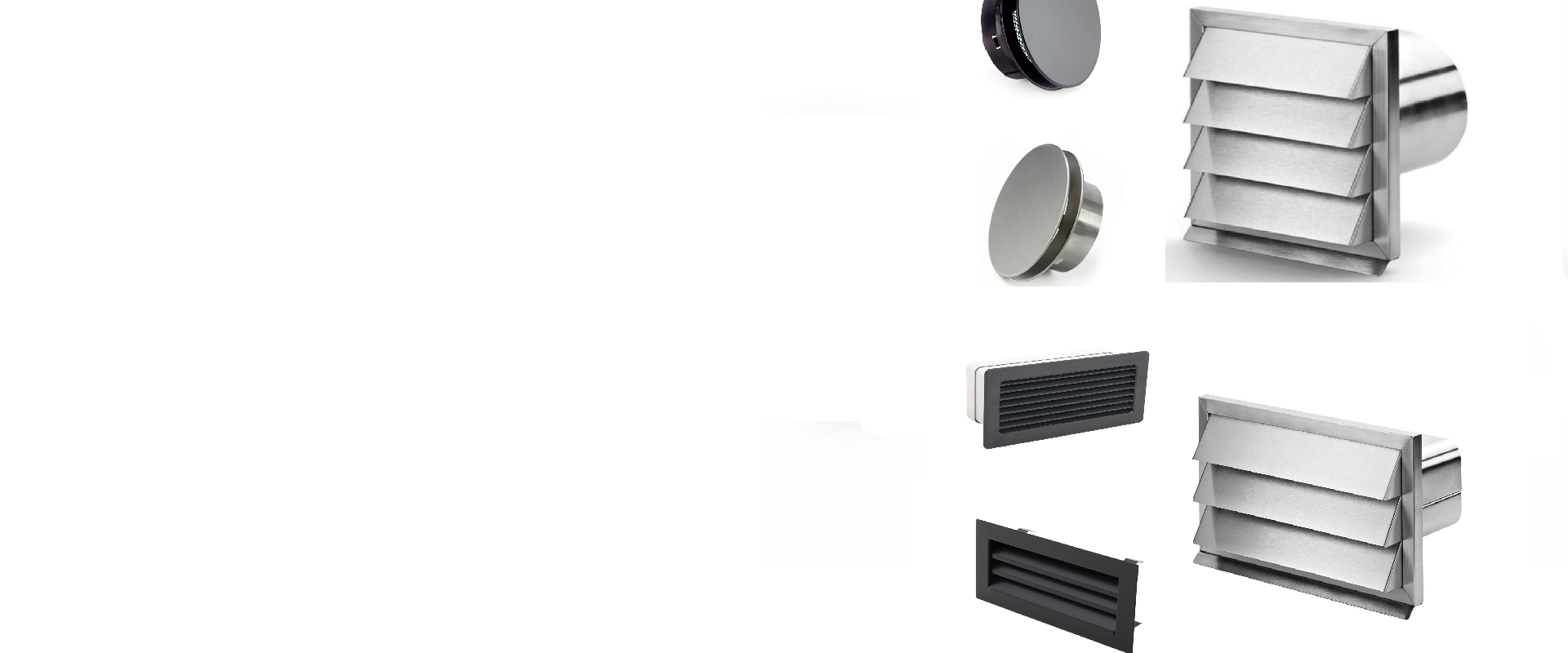 Cooker Hood Vents And Grilles - Quality UV Protected Extrenal Wall Vents