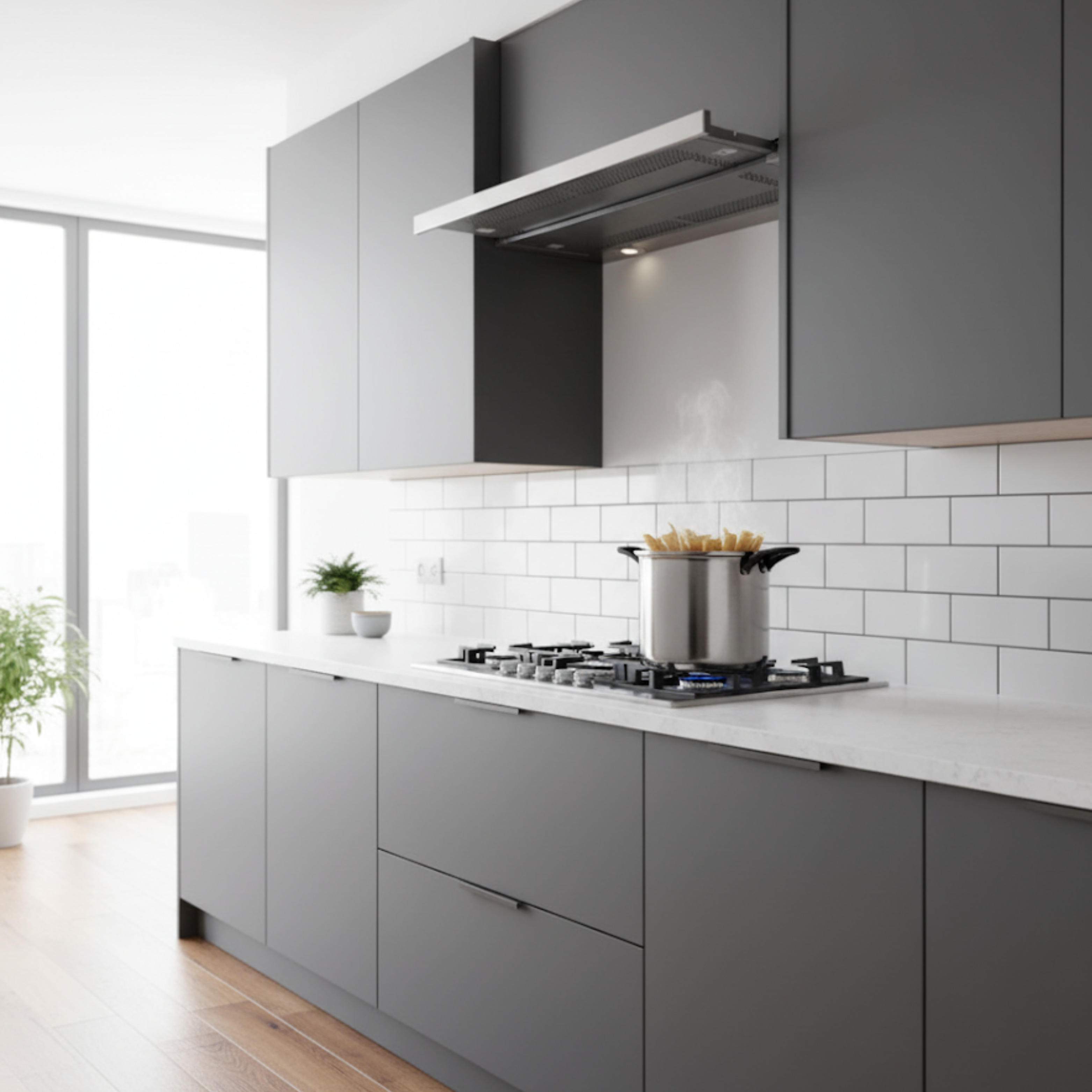 Telescopic Kitchen Cooker Hoods 60cm - 90cm - Powerful 770 m3/hr Motor