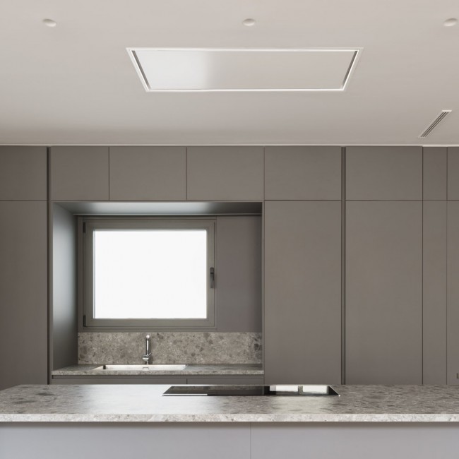Caporra Ceiling Hood with Outside External Motors | Quiet & Flush-Fit ...